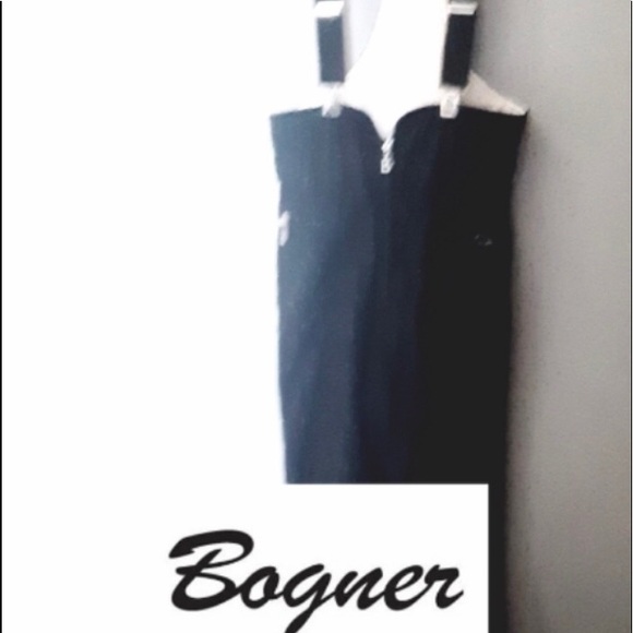 Bogner | Pants & Jumpsuits | Bogner Insulated Ski Bib Pants Black White ...
